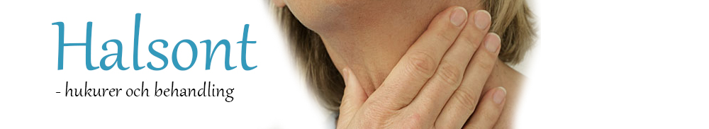 Livet bara rullar på: ONT I HALSEN